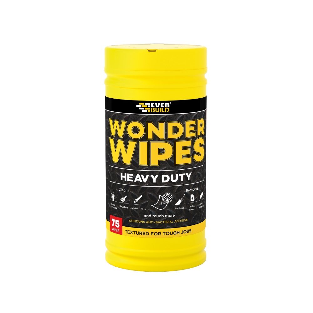 Everbuild Heavy Duty Wonder Wipes - Pack of 75 – Upwood Cleaning & Hygiene